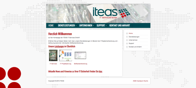 Neue Website für ITEAS – Nicole Breitfelder